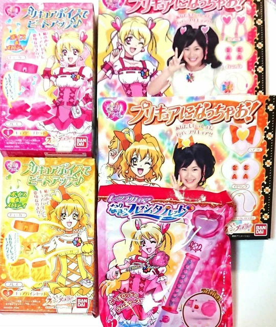 GLITTER FORCE FRESH Pretty Cure ! PreCure Narikiri Set Peach Rod BANDAI ...