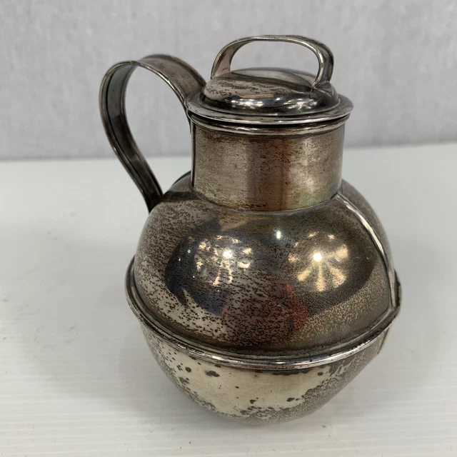ANTIQUE VICTORIAN SOLID Silver Aproger Arcade Guernsey Cream Jug J Cook ...