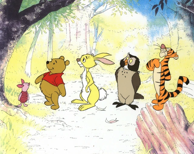 RABBIT WINNIE-THE-POOH ORIGINAL Production Cel OPC Animation Art Disney ...