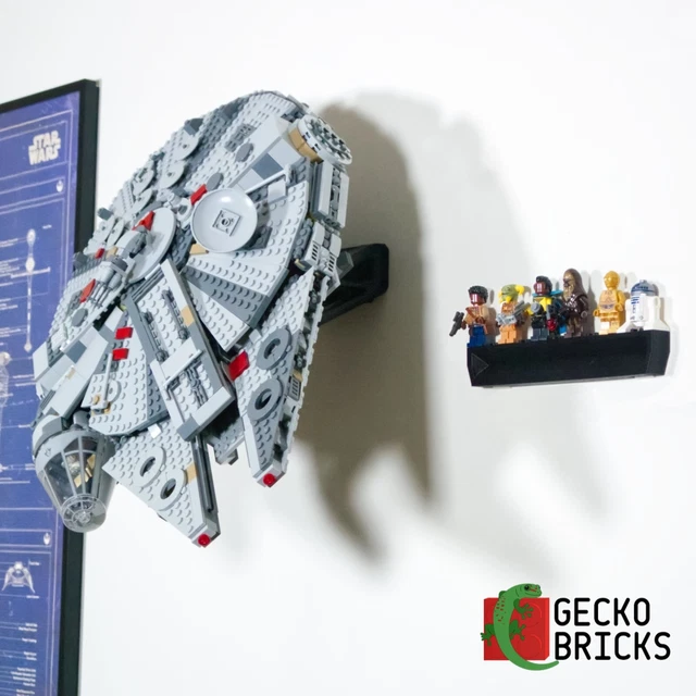GECKO BRICKS WALL mount for LEGO Star Wars Millennium Falcon 75257 $40. ...