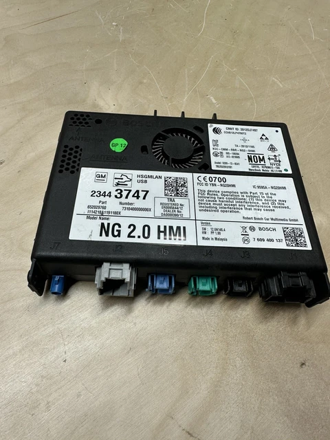 CHEVY CADILLAC GM NG-2.0-HMI Human Machine Interface HMI Module ...