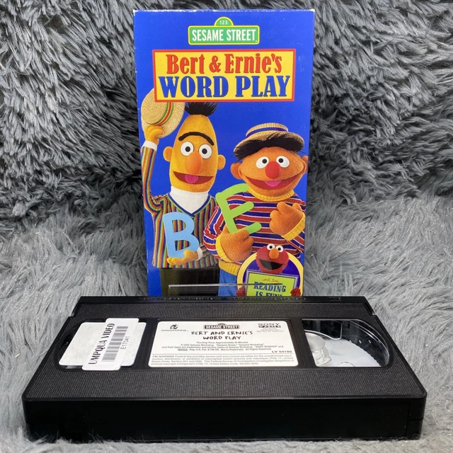 SESAME STREET BERT and Ernies Word Play VHS 2002 Classic Cartoon Movie ...