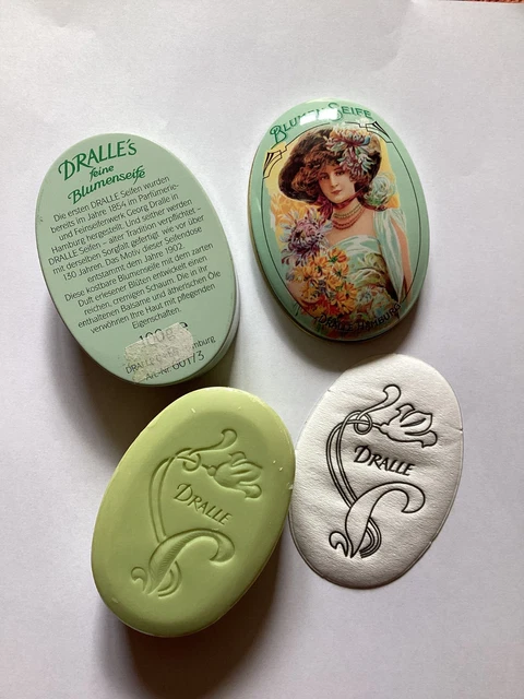 ORIGINAL BLUMENSEIFE, IN Folie, in Blechdose, Georg Dralle Hamburg ...