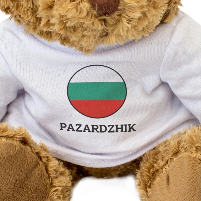 PAZARDZHIK (BULGARIA FLAG ROUNDEL) - Teddy Bear - Funny Souvenir Gift ...