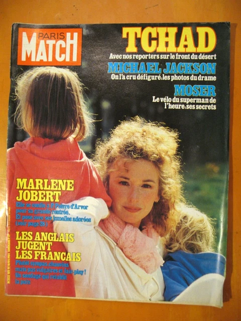 PARIS MATCH N° 1811 du 10/02/1984- Marlène Jobert. Tchad. Michael Jackson. Moser EUR 2,99 ...