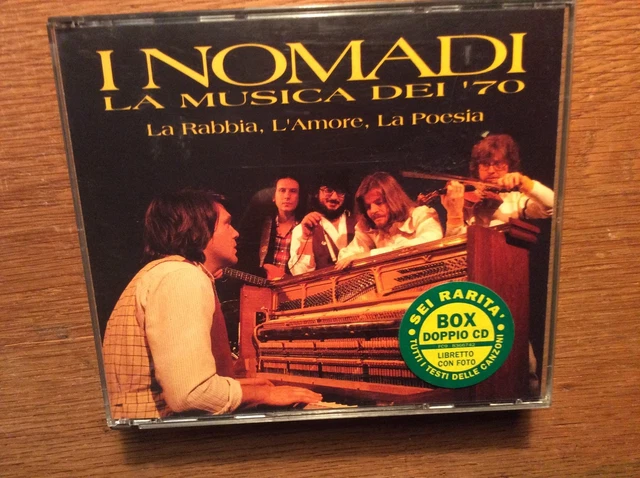 I NOMADI - La musica degli anni '70 - La rabbia l'amore la poesia [2 CD ...