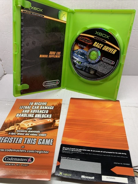 V8 SUPERCARS AUSTRALIA RACE DRIVER (XBOX Original, 2003) Complete PAL ...