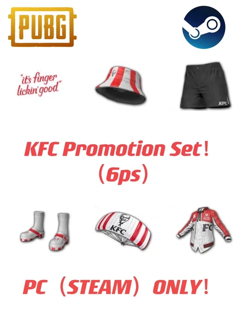 PUBG X KFC Promotion DLC Set PC STEAM ONLY $7.99 - PicClick CA