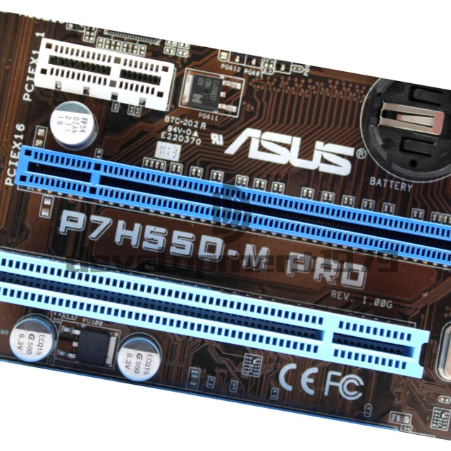 ONE USED ASUS P7H55D-M PRO Socket 1156 Micro ATX MotherBoard Intel H55 ...