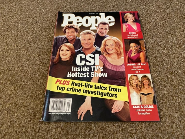 PEOPLE MAGAZINE 14/10/2002 Csi Reese Witherspoon Yvette Freeman Goldie ...