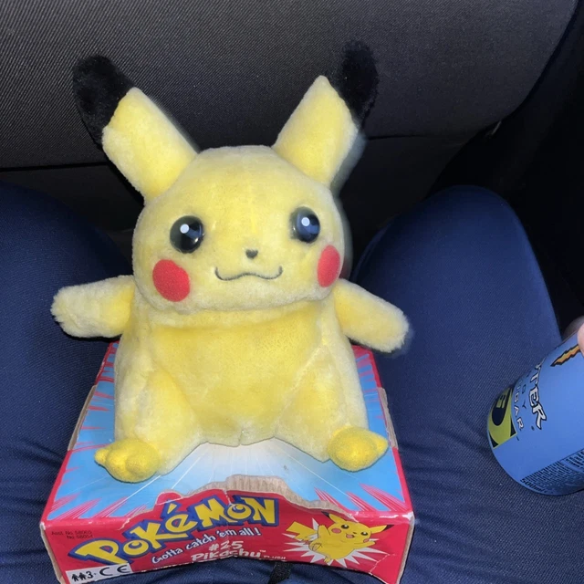 RARE 1998 ORIGINAL Nintendo Pokémon Pikachu Toy Hasbro #25 Officially ...