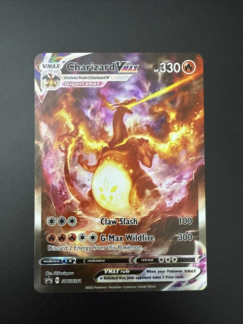 CHARIZARD VMAX SWSH261 Ultra Premium Collection Promo Holo Pokemon Card ...
