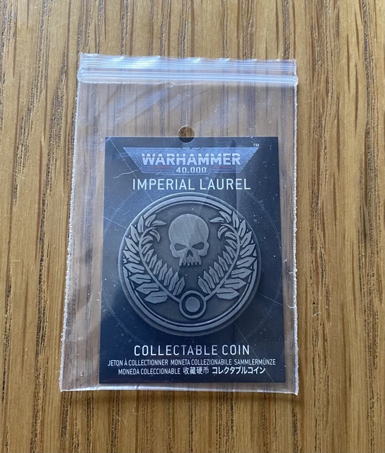 GAMES WORKSHOP WARHAMMER 40K Collectible Coin August 2025 – Imperial ...