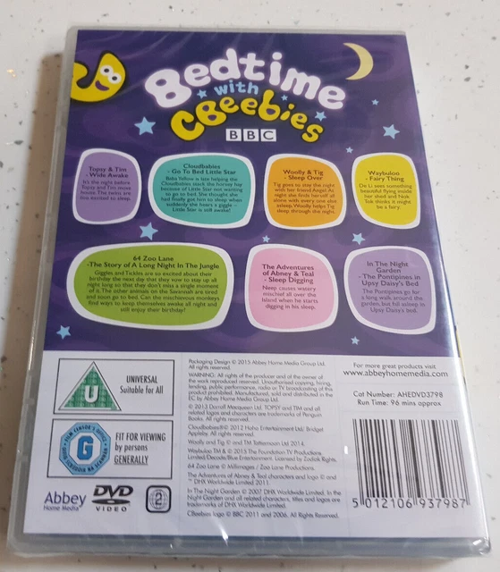 BEDTIME WITH CBEEBIES - DVD - New & Sealed £9.99 - PicClick UK
