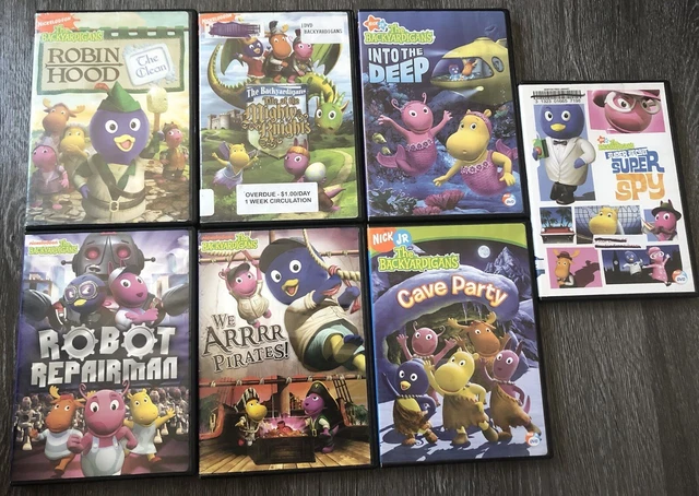 NICK JR THE Backyardigans Lot of 7 DVDs Nickelodeon Kids TV Show DVD ...