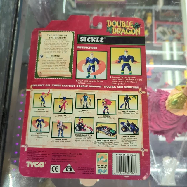 FIGURINE D'ACTION DOUBLE Dragon SICKLE Tyco New NIP 1993 EUR 14,35 ...