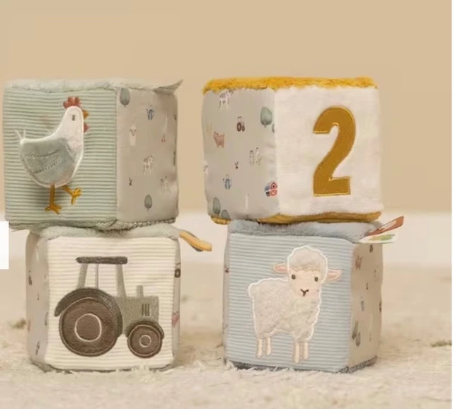 LITTLE FARM 4 Soft Blocks Baby Activity Toy (little Duch) £17.21 ...