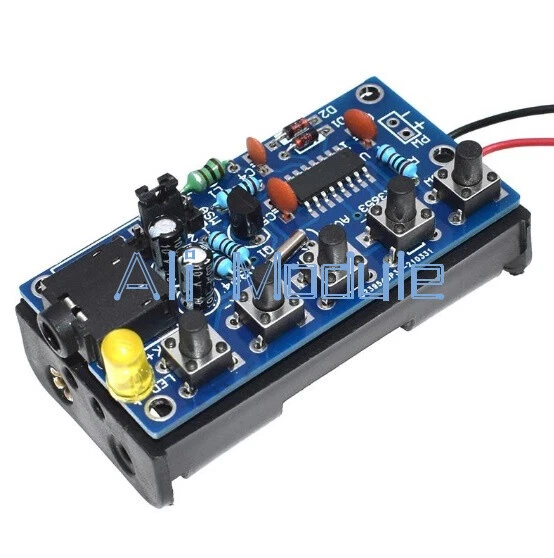 WIRELESS STEREO FM Radio Receiver Module PCB DIY Electronic Kits 76MHz ...