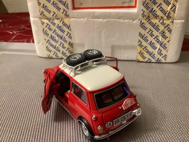 FRANKLIN MINT 1967 Morris Mini Cooper S Rallye Edition 177 1:24 $250.00 ...