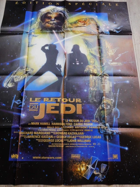 LE RETOUR DU Jedi Star Wars Affiche Poster 120/160 47/63 R1997 George Lucas EUR 75,00 - PicClick FR
