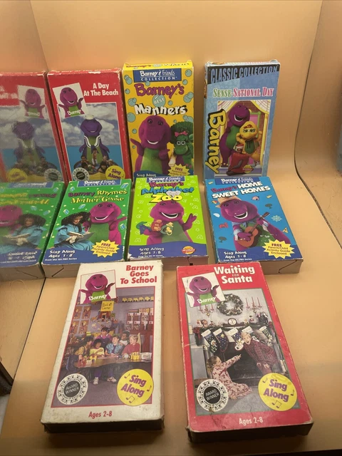 BARNEY VHS LOT (8 Tapes) £31.74 - PicClick UK
