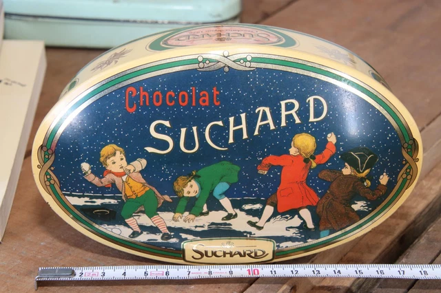 ANCIENNE BOITE MÉTAL 20 bonbons Chocolat SUCHARD année 2000 EUR 4,00 - PicClick FR