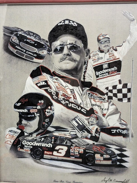 DALE EARNHARDT GONE but Never Forgotten by Daryl Benningfield print ...