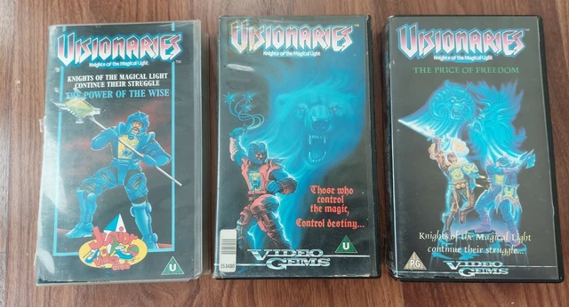 VISIONARIES KNIGHTS Of The Magical Light VHS Video Tapes Collection ...