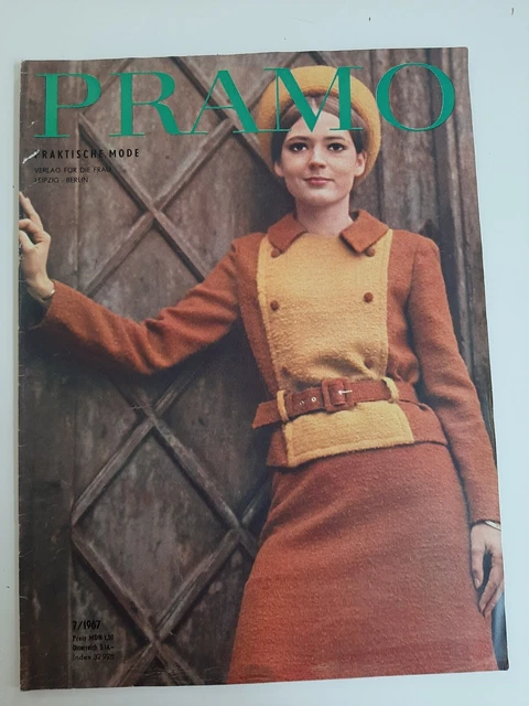PRAMO 7/67, Mode-und Schnittmusterheft, DDR, vollständig EUR 5,00 ...