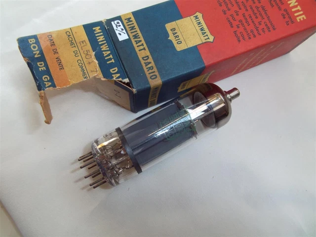 RADIO TSF LAMPE Tube El504 Dario Tested Nib ? = °= EUR 7,95 - PicClick IT