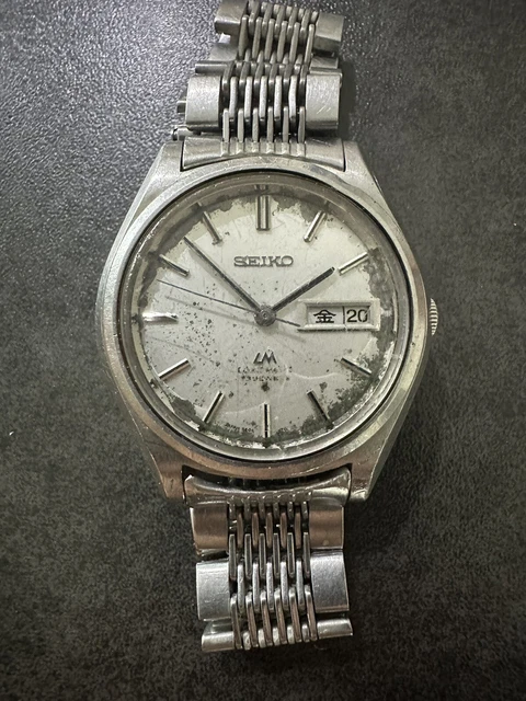 SEIKO LORD MATIC 5606-7070 Vintage Day Date Automatic Mens Watch EUR 64,30 - PicClick FR