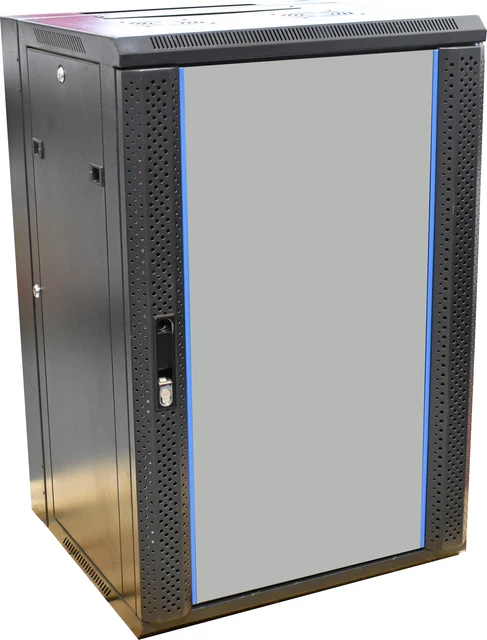 PRESTAQ 18U SERVER rack W60cm x H91cm D57cm door handle broken £220.03 ...