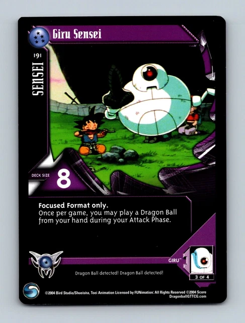 DRAGON BALL GT TCG - Giru Sensei 191 - Score Shadow Dragon EUR 1,62 ...