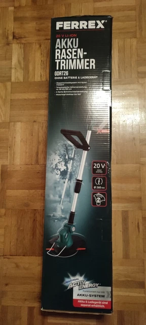 RASENTRIMMER AKKU FERREX 20 V Li-Ion-Akku-System GDRT26 ohne Ladegerät ...
