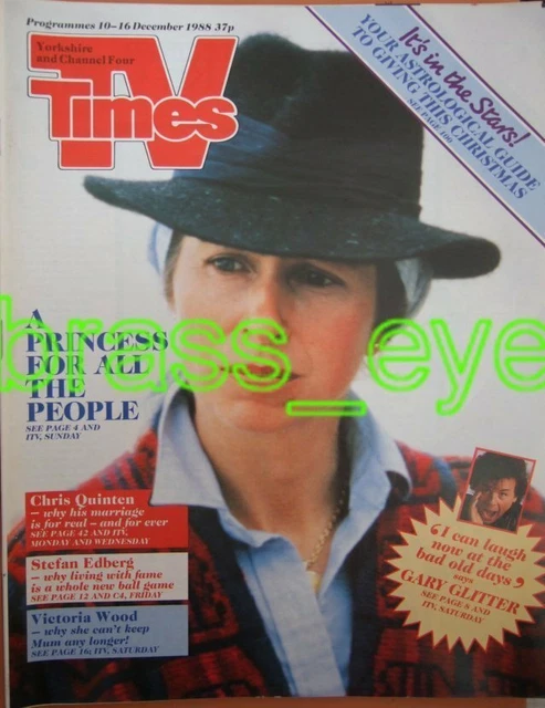 TV TIMES VICTORIA Wood Stefan Edberg The Bill James Bolam Dyan Cannon £ ...
