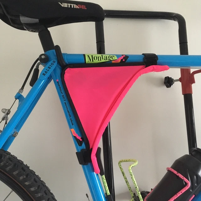 RALEIGH RETRO VINTAGE 80’s 90’s Corner Frame Bag Neon Pink New Old ...