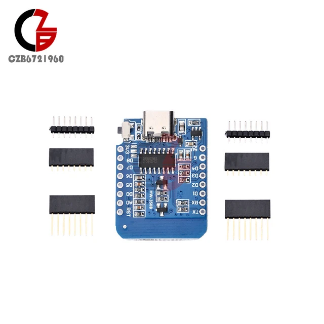 WEMOS D1 MINI ESP8266 ESP-12F WIFI Development Board CH340G TYPE-C ...