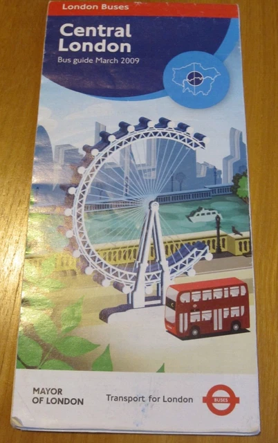 Tfl Central London Bus Map FOR SALE! - PicClick UK