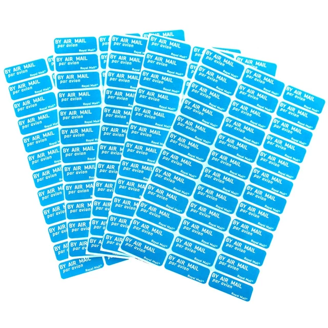 360 AIR Mail Labels Airmail Par Avion Adhesive Royal Mail Stickers £2. ...