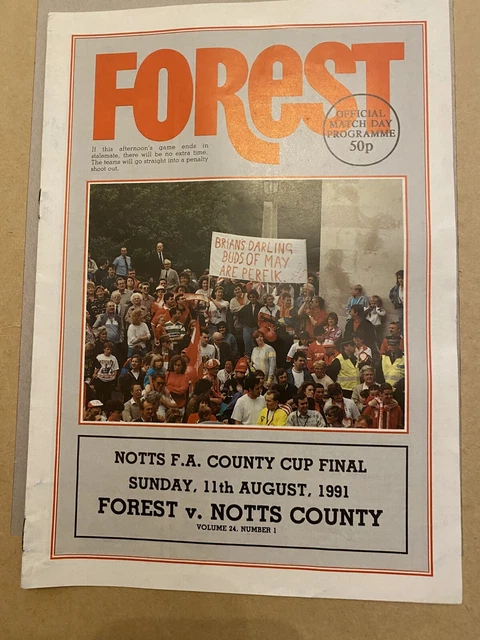 Notts County V Forest FOR SALE! - PicClick UK