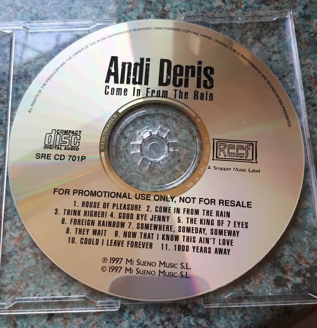 ANDI DERIS (EX HELLOWEEN) Come in From The Rain CD PROMO ALBUM ...