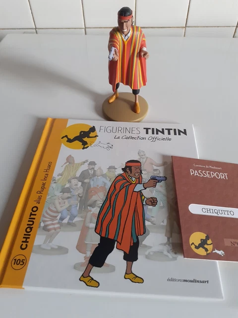 FIGURINE TINTIN COLLECTION Officielle N° 105 CHIQUITO ALIAS RUPAC INCA ...
