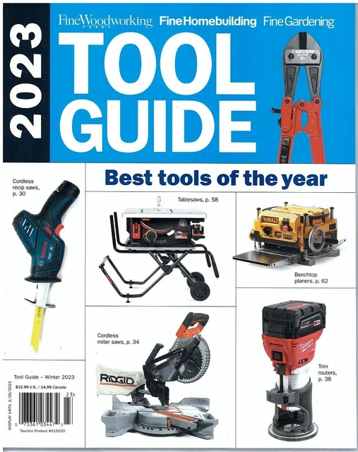 FINE WOODWORKING SPECIAL Issue Tool Guide 2023 Best Tools Of The Year ...