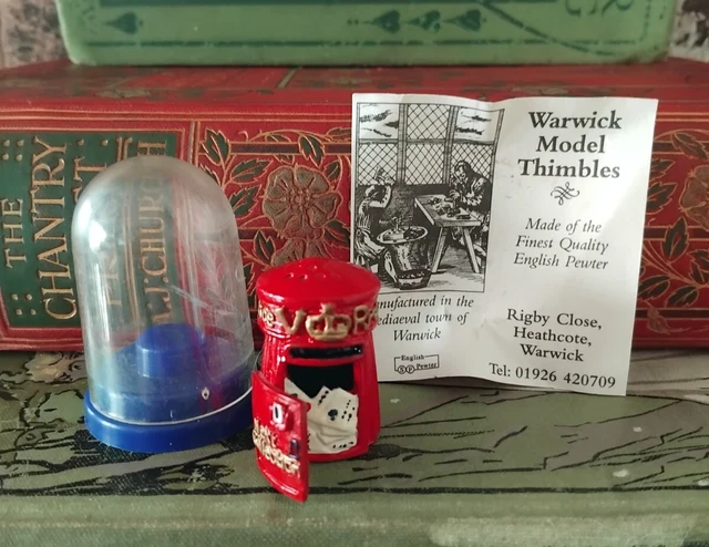 WARWICK MODELS PEWTER Thimble Post Box Stephen Frost Vintage ...