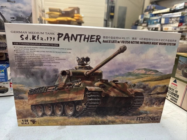 MENG MODEL TS-054 1:35th Panther Ausf.G Late w/ FG1250 Active Infrared ...