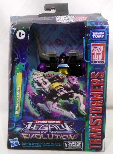 HASBRO TRANSFORMERS LEGACY Evolution Figura Accion Shrapnel Insecticon ...