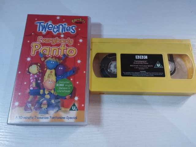 TWEENIES EVERYBODY PANTO BBC 2002 - VHS Cinta Tape Ingles Am $48.33 ...