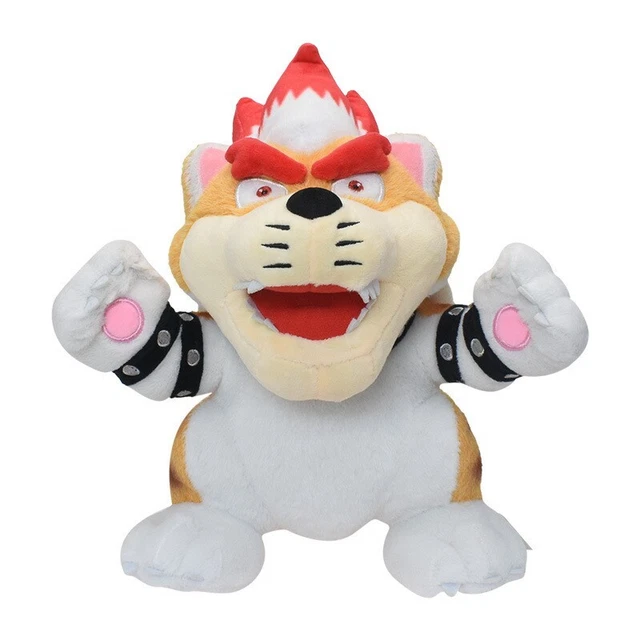 28CM NEW SUPER Mario Bros Plush Cat Bowser Koopa Stuffed Toy Doll £18. ...