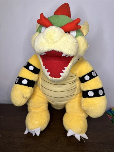 BOWSER BUILD A Bear Workshop Super Mario Bros Nintendo Soft Plush Toy ...