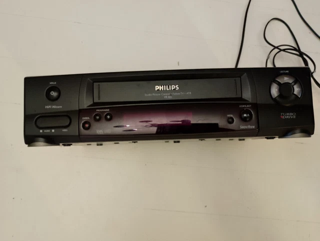MAGNÉTOSCOPE PHILIPS VR 685 - VHS/ HQ/ ATR/ Nicam/ Turbo drive EUR 48 ...